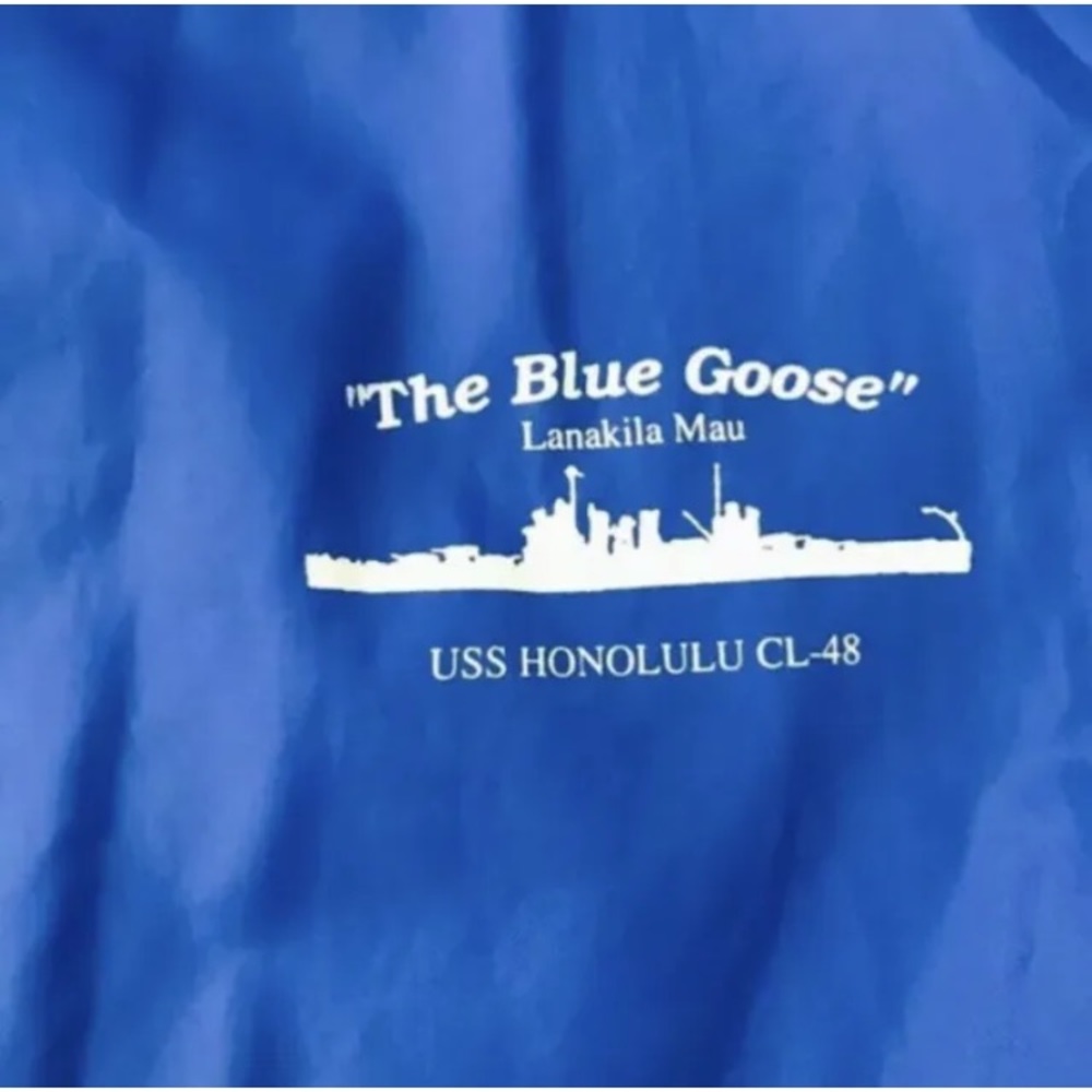 Vintage The Blue Goose Lanakila Mau Uss Honolulu Cl-4… - Gem